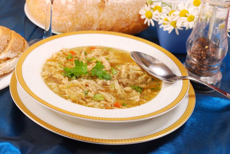 Traditional Tripe Soup (flaki) Stock Image - Image of food, cuisine ...