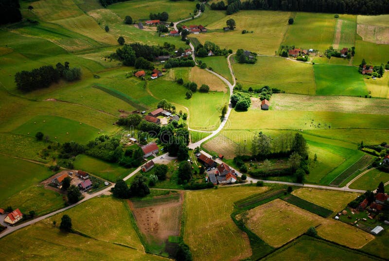 Polish Village stock image. Image of summer, landscape - 61038625