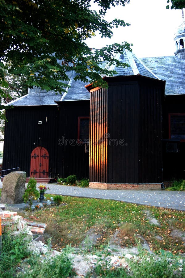 The polish wood church stock image. Image of altar, chorus - 91856745