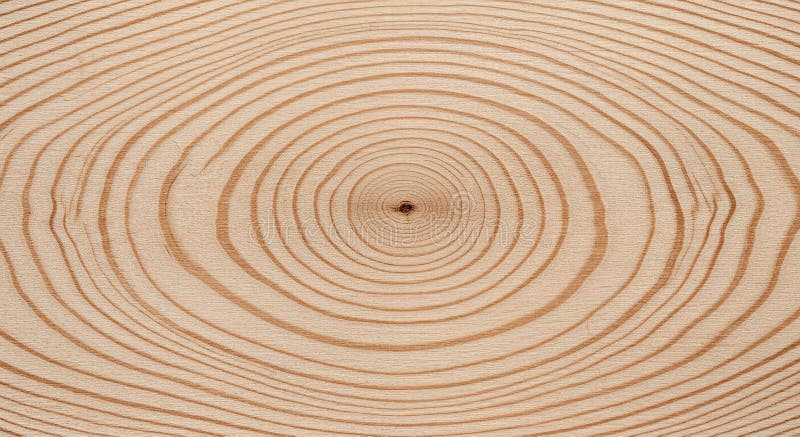 Polished Birch Tree Stump Smooth Bright Surface Subtle Rings Light Wood ...