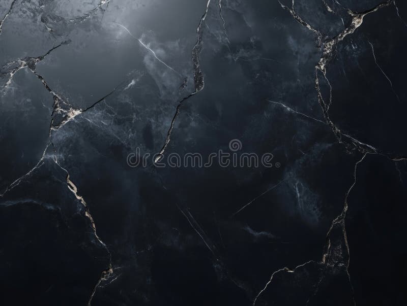 Polished Black Marble Texture with Natural Veining Patterns Stock Image ...