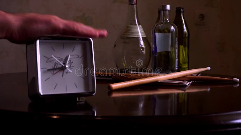 On a Polished Brown Wooden Table, with a Reflection, There are Square ...