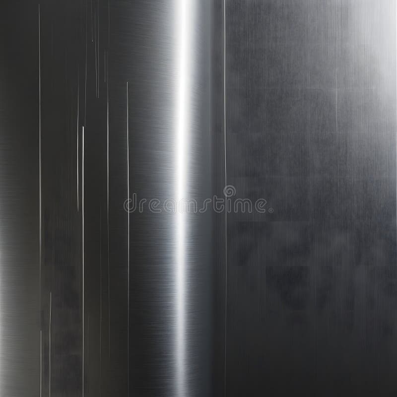 Polished Brushed Steel Texture with Subtle Light Reflection Stock Image ...