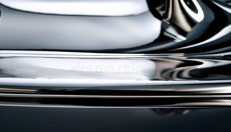 Polished Aluminum Surface Reflecting Light Smooth Mirror Like Texture ...