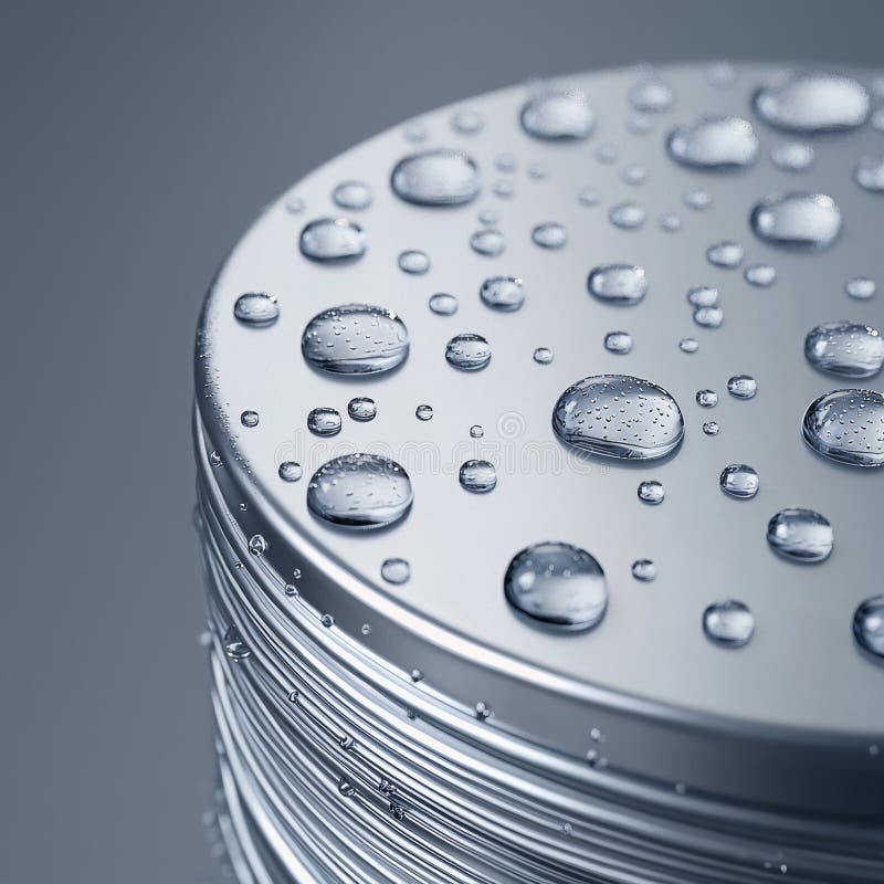 Polished Circular Forms Against a Solid-colored Background. Stock Image ...