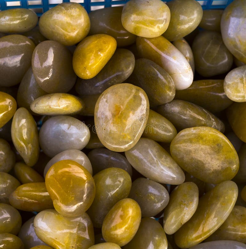 Polished Colored Marble Pebbles and Semi-precious Stones Background ...