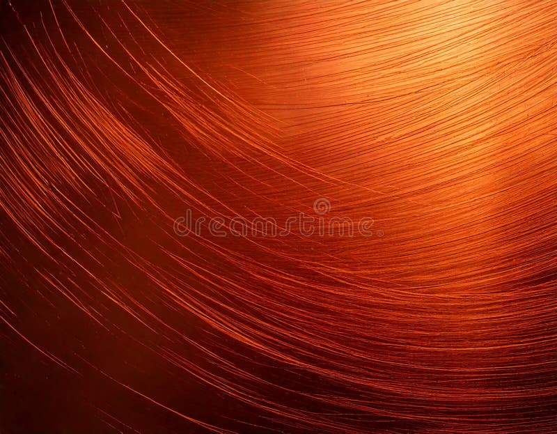 Polished Copper Surface with Reddish Tones and Subtle Light Reflections ...