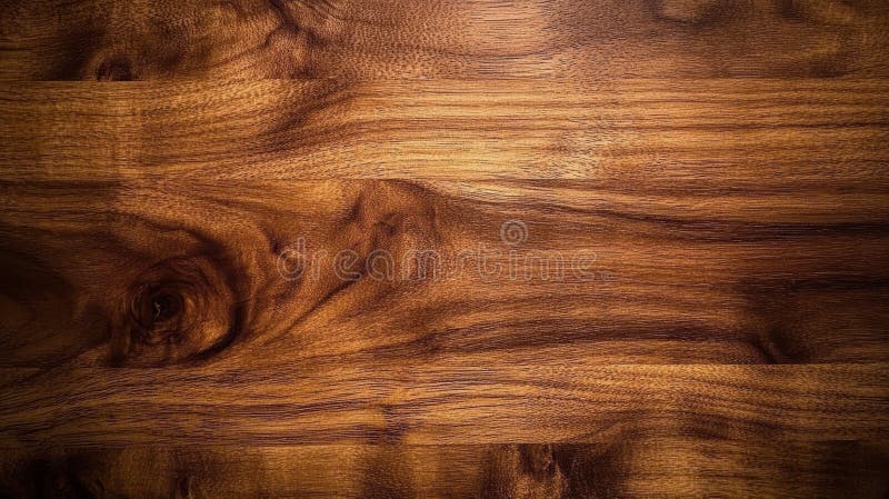 Polished Dark Walnut Wood Texture Deep Brown Grain Patterns Stock ...