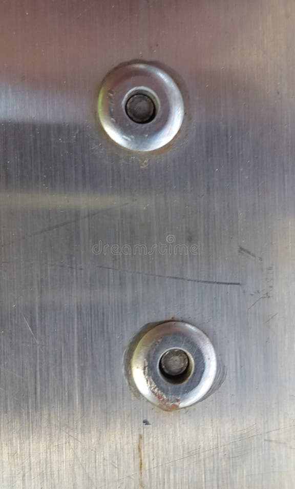 Flush rivet 3 stock image. Image of polished, flush - 108409501