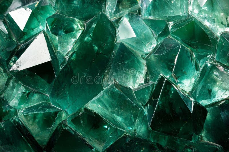 Polished Gemstone Texture, Deep Green Tones with Subtle Light ...