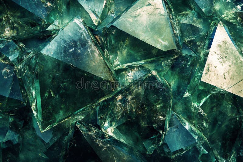 Polished Gemstone Texture, Deep Green Tones with Subtle Light ...