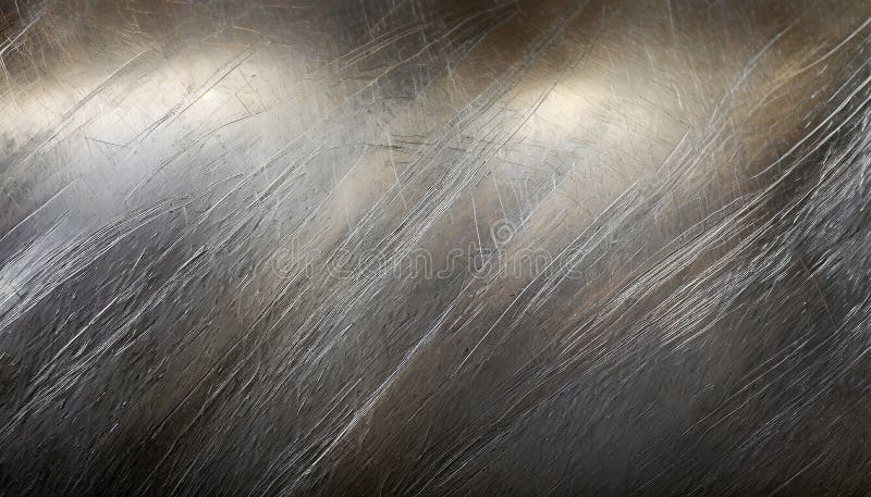 A Polished Gray Metallic Background with Abstract Lines and a ...
