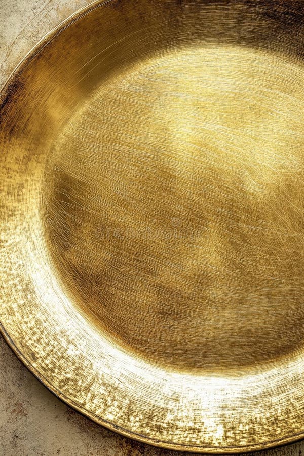 Reflection of Light on a Polished Gold Plate with Textured Surface ...