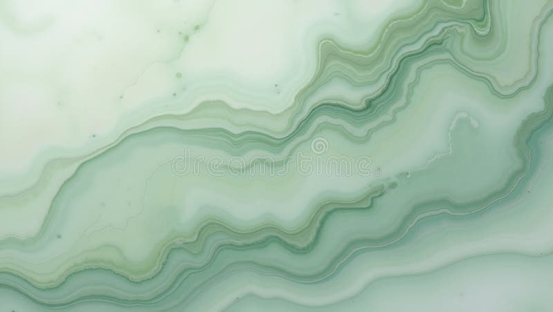 Polished Jade Stone Texture with Swirling Shades of Green and White ...