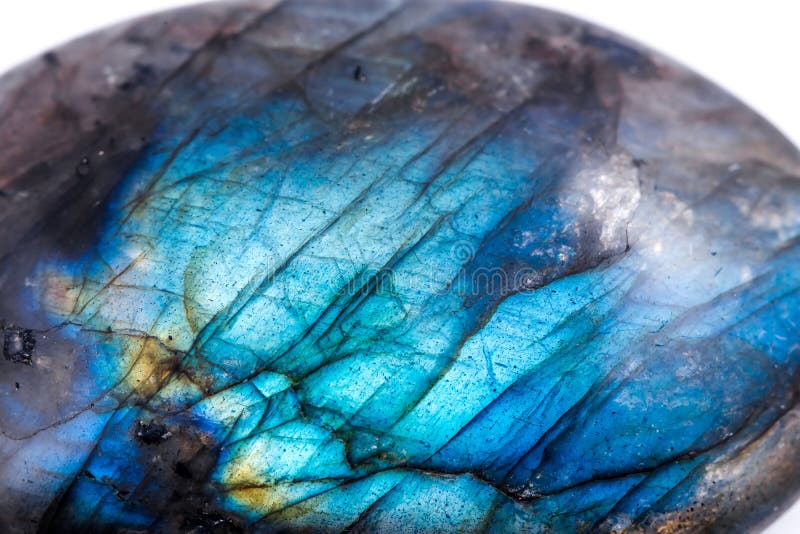 Polished Labradorite Texture Stock Photo - Image of diffraction ...