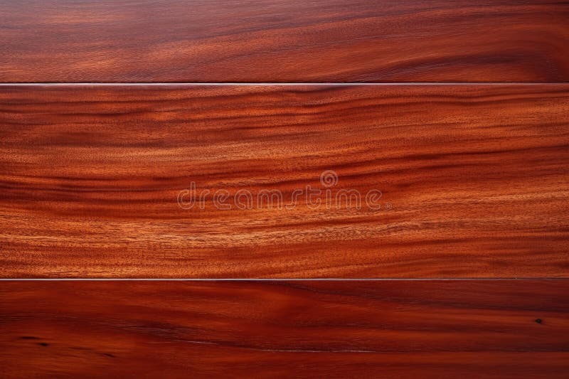 Polished Mahogany Background Plane Reflecting Soft Ambient Light Stock ...