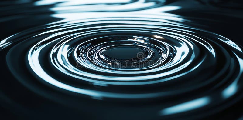 A Polished Metal Surface with Intricate Swirl Patterns Visible Under ...