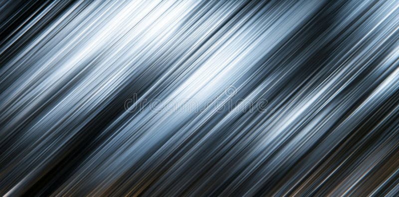 A Polished Metal Surface, Reflecting Light in a Modern Artistic Style ...