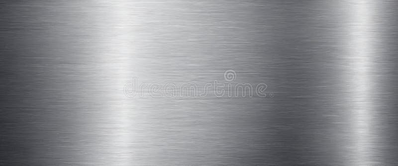 Polished Metal Texture with Reflective Surface and Brushed Pattern ...