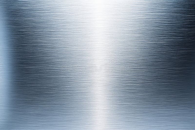 Polished Metal Texture, Silver Metallic Background. Stock Image - Image ...