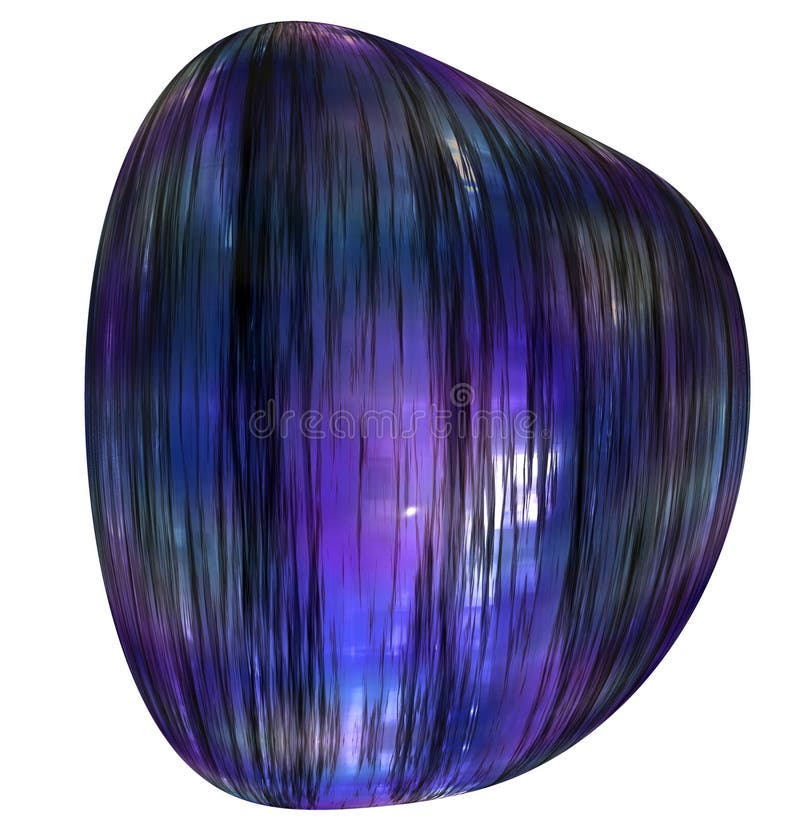 Polished Murano Glass Pebble Stock Illustration - Illustration of ...
