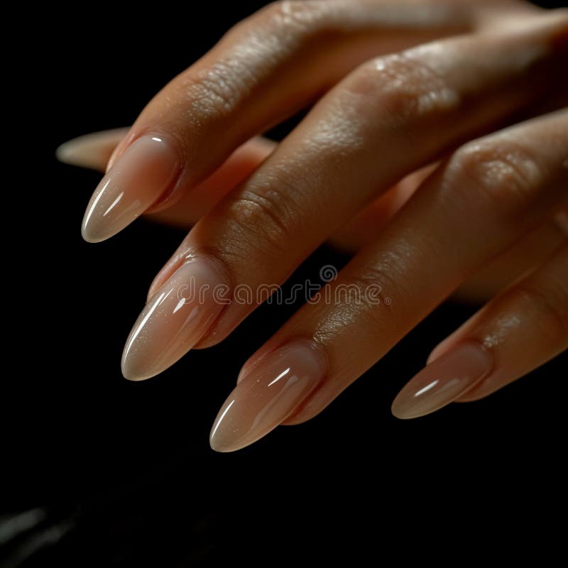 Polished Nails Shine Like Claws, Adding Elegance To the Tips of One S ...