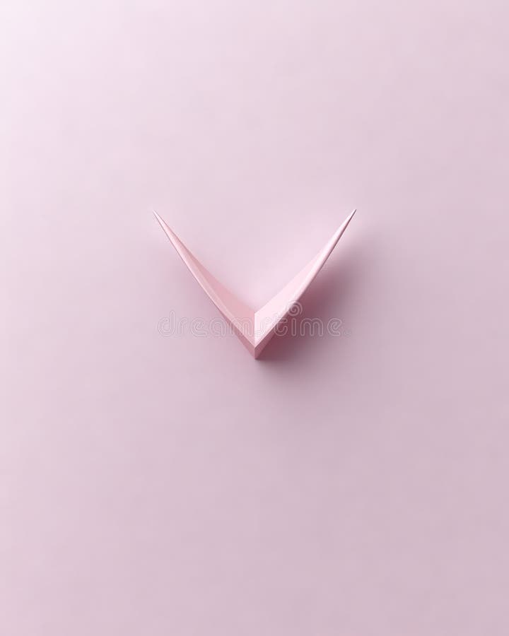 A Polished Purple Button Displaying a Pink Check Mark, Symbolizing ...