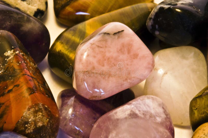 Small Polished Rocks and Stones Stock Image - Image of hard, stones ...