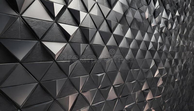 Polished Semigloss Wall Background Featuring Triangular Tile Design ...