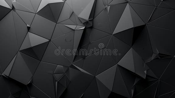Polished, Semigloss Wall Background with Tiles. Triangular, Ceramic ...