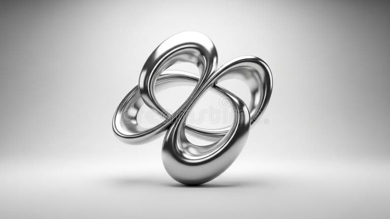 Silver Infinity Symbol Sculpture Stock Illustrations – 187 Silver ...