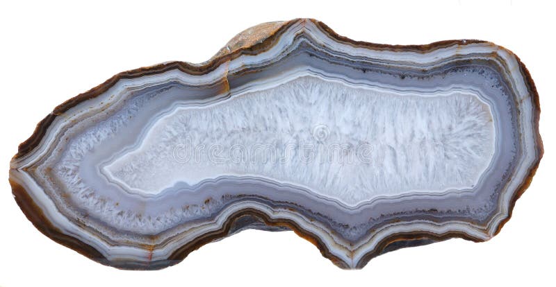 Agate and Quartz geode stock image. Image of detail - 108094685