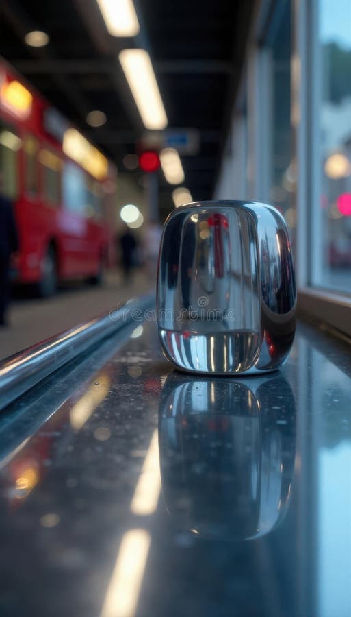 Polished Stainless Steel, Mirror Like Reflections, Industrial ...