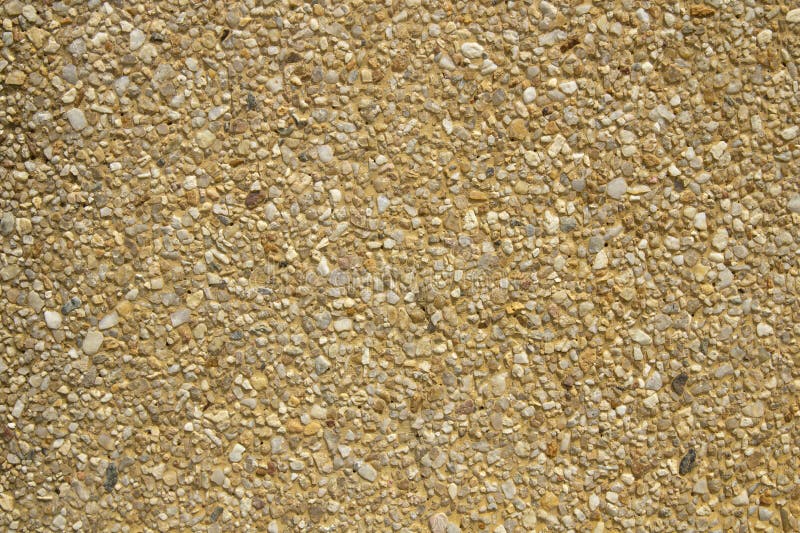 Polished Stone Floor Made of Small Pebbles. Stock Image - Image of ...
