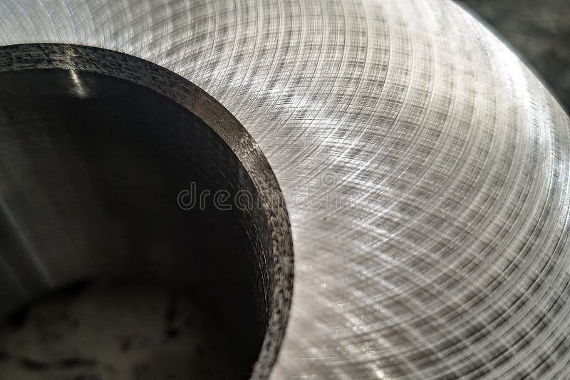 The Polished Surface of the End Face of the Round Part, the Pattern and ...
