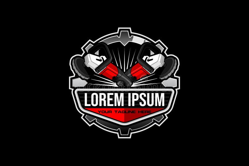 Polisher and Buffing Machine Vector Image Logo Template Stock Vector ...