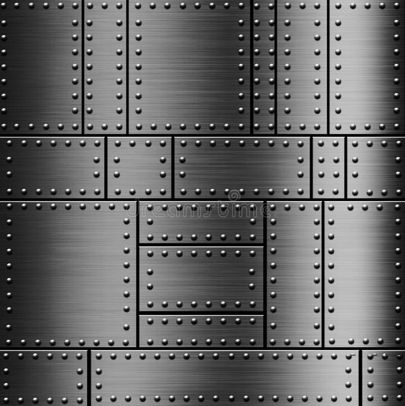 Polishesd metal background stock illustration. Illustration of ...