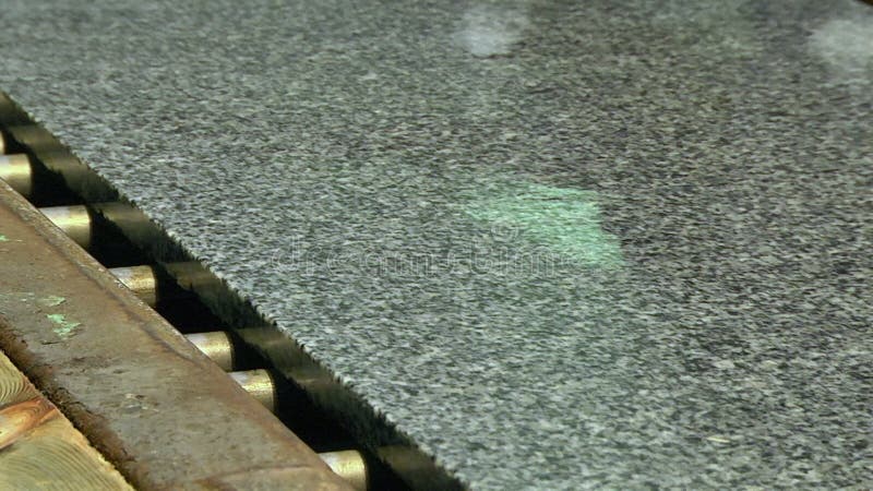 Polishing Granite Slabs on Production Stock Video - Video of process ...