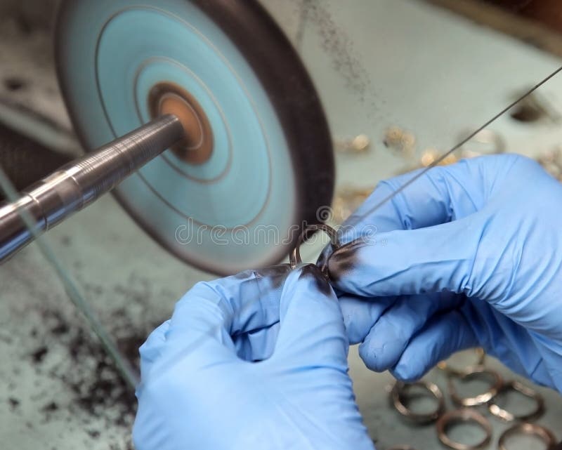 Polishing stock image. Image of billet, unfinished, adrasion - 37258191