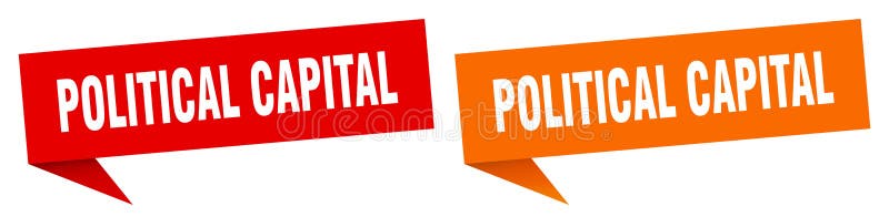Political Capital Banner. Political Capital Speech Bubble Label Set ...