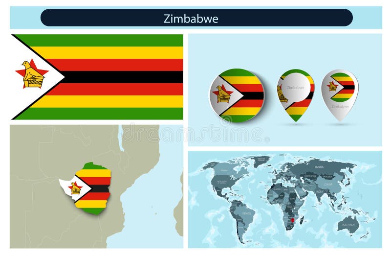 Political Infographics Made from Maps and Flags Stock Vector ...