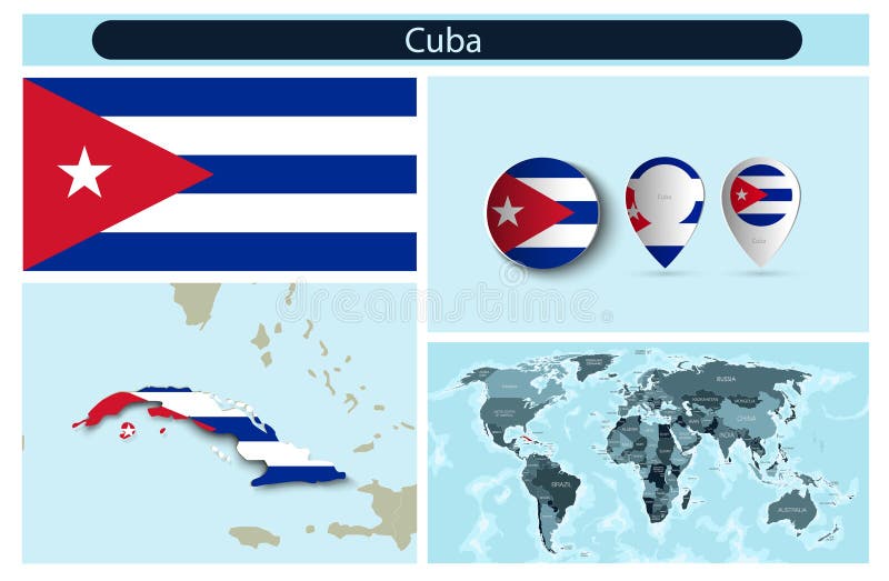 Political Infographics Made from Maps and Flags Stock Vector ...