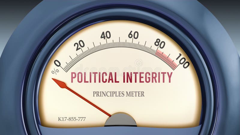 Political Integrity and Principles Meter that Hits less Than Zero, Very ...