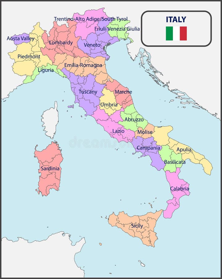 Map of italy stock photo. Image of travel, italiana, italia - 6518430