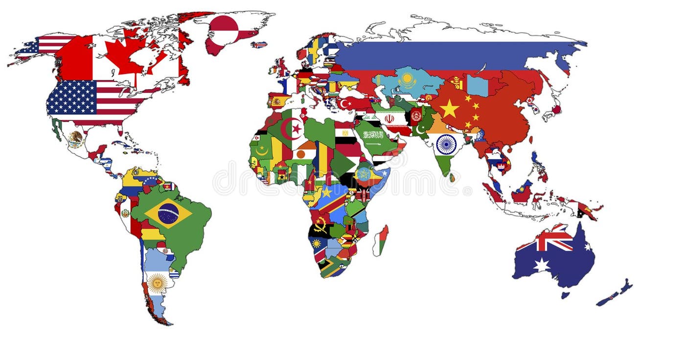 Paint World Map Country Outline Stock Illustrations – 397 Paint World ...