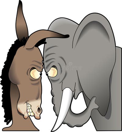 Political_mascots_00 editorial stock image. Illustration of mule - 3993614