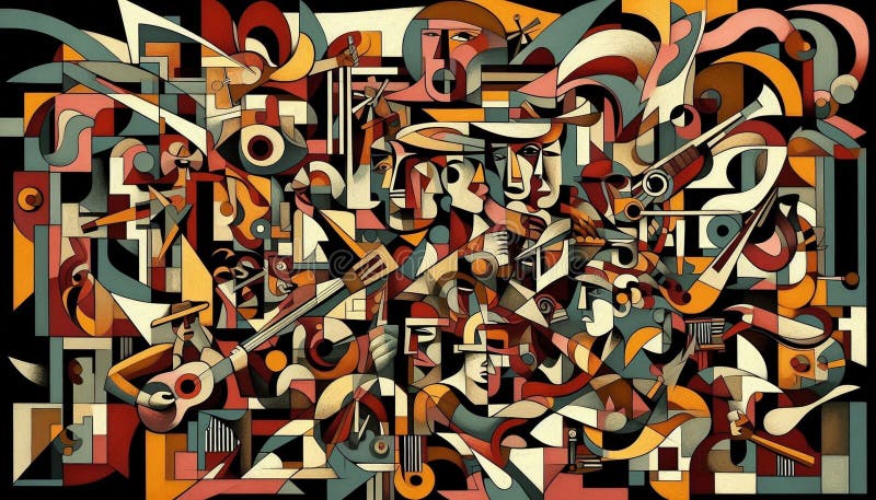 Revolution Conceptual Illustration Original Art with People Rebelling ...