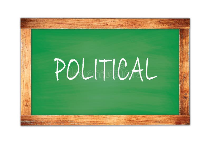 POLITICAL Text Written on Green School Board Stock Illustration ... POLITICAL Text Written on Green School Board Stock Illustration ...