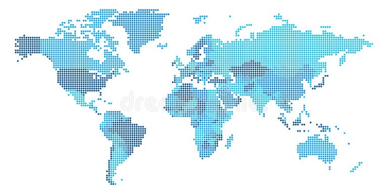 World Dot Map Stock Illustrations – 20,224 World Dot Map Stock ...