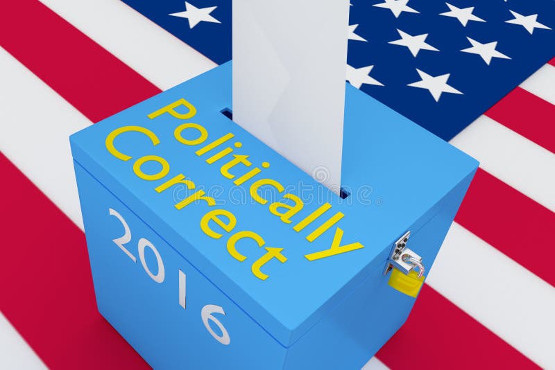 Politically Correct Election Concept Stock Illustration - Illustration ...
